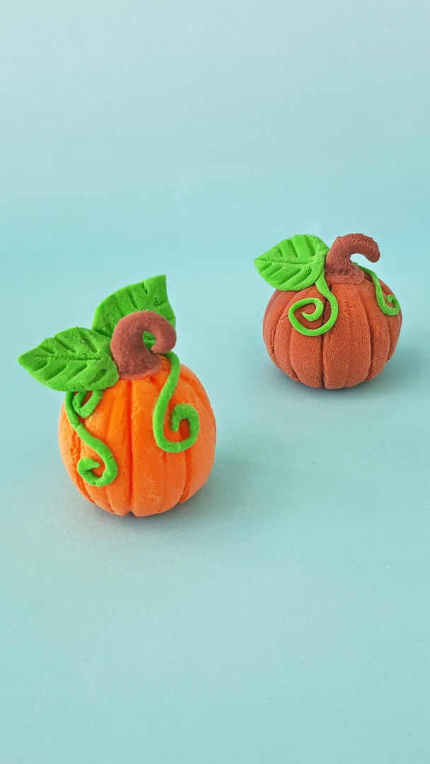 Foam Clay Pumpkin Tutorial * Moms and Crafters