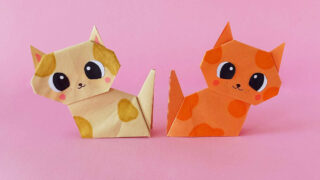 Origami Cat Tutorial * Moms and Crafters