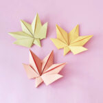 Origami Maple Leaf - Step by Step Tutorial * Moms and Crafters