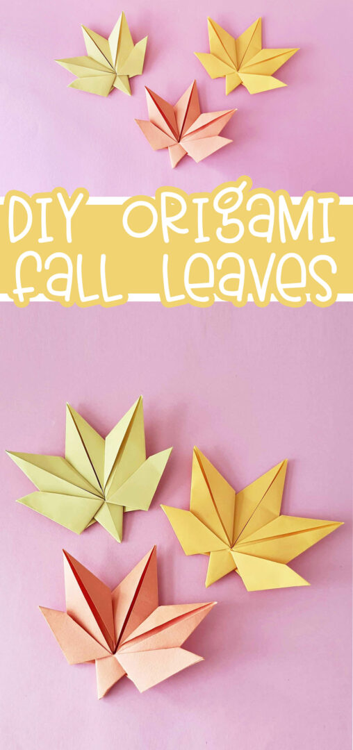 Origami Maple Leaf - Step by Step Tutorial * Moms and Crafters