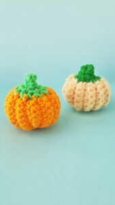 Small Crochet Pumpkin Pattern * Moms and Crafters