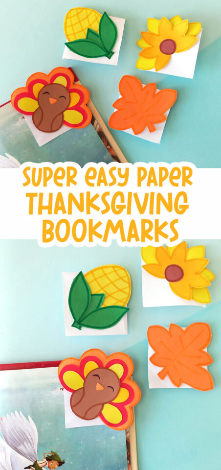 Thanksgiving Bookmarks (Free Templates) * Moms and Crafters