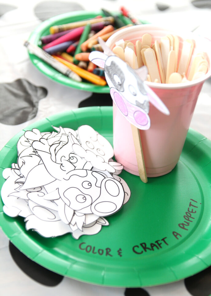 Farm Animal Stick Puppets * Moms and Crafters