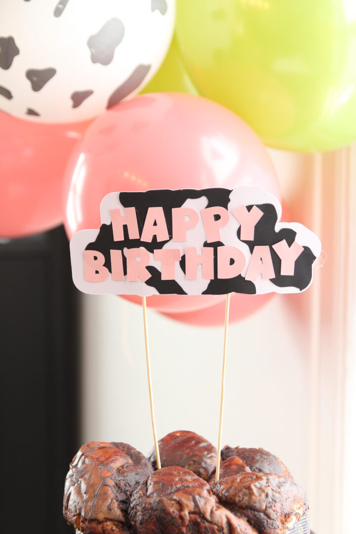 Cow Party Decorations * Moms and Crafters