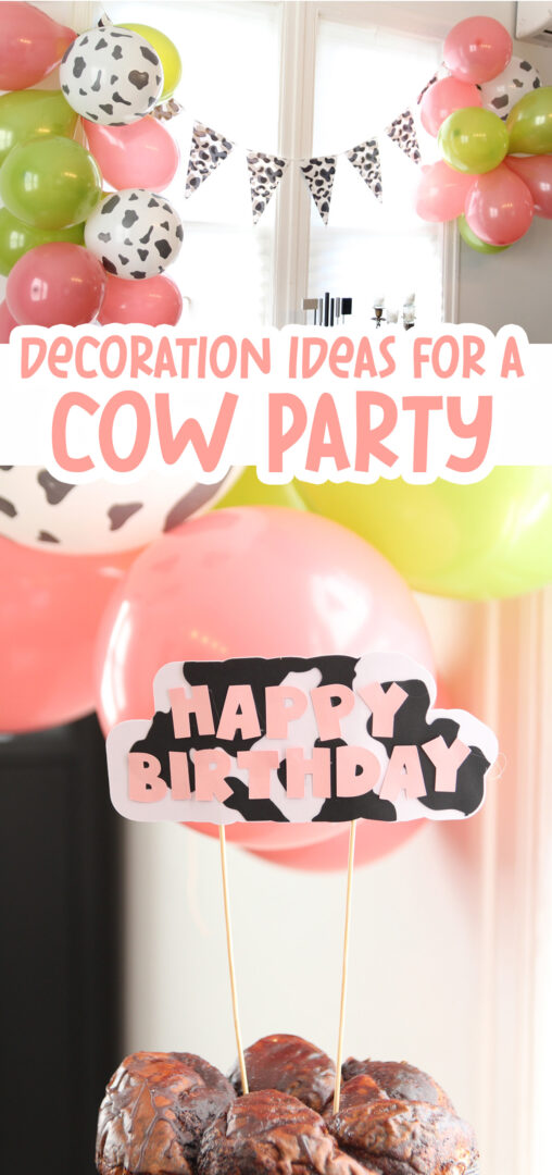 Cow Party Decorations * Moms and Crafters