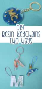 Resin Letters Keychain: 2 Ways * Moms and Crafters