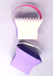 Paper Basket Templates + FREE Printable * Moms and Crafters