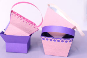 Paper Basket Templates + FREE Printable * Moms and Crafters