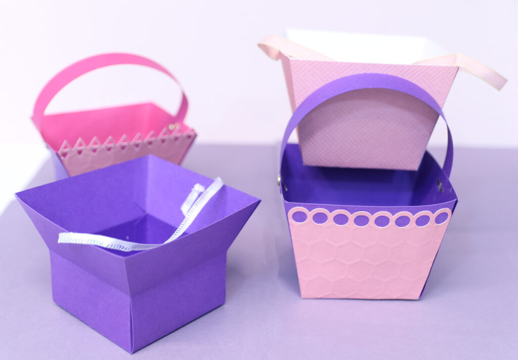Paper Basket Templates + FREE Printable * Moms and Crafters