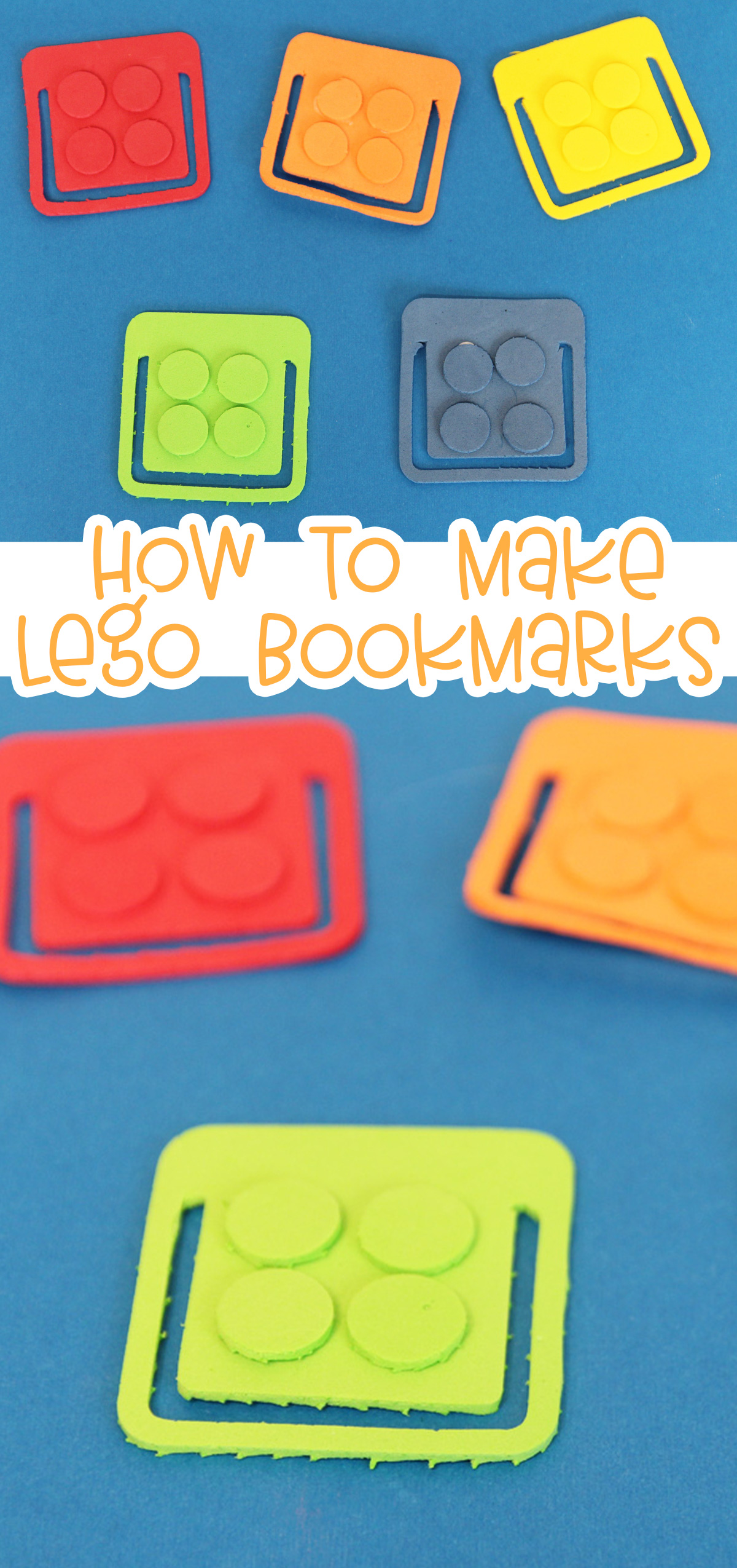 LEGO Bookmarks * Moms and Crafters