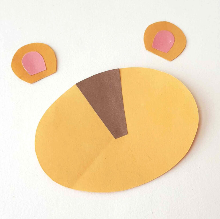 Paper Bag Tiger Puppet * Moms and Crafters