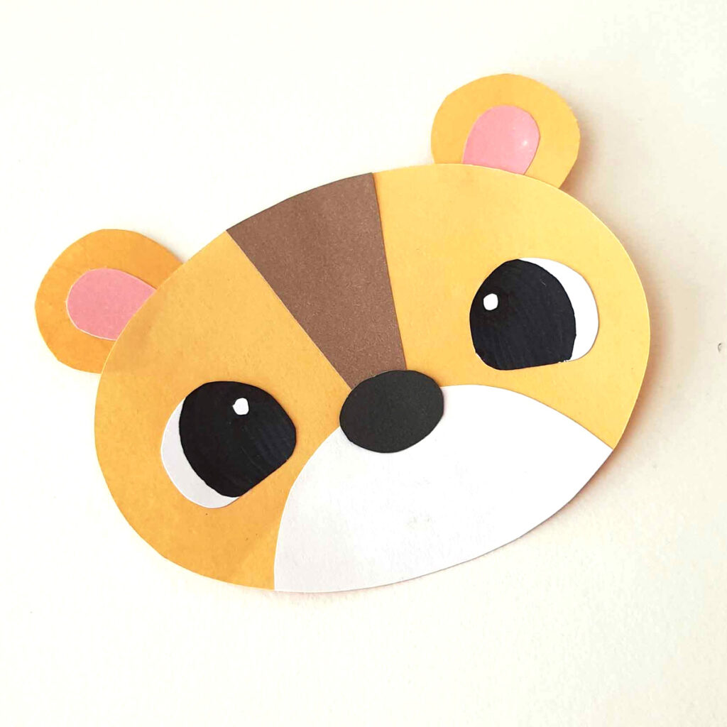 Paper Bag Tiger Puppet * Moms and Crafters