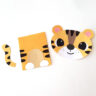Paper Bag Tiger Puppet * Moms and Crafters