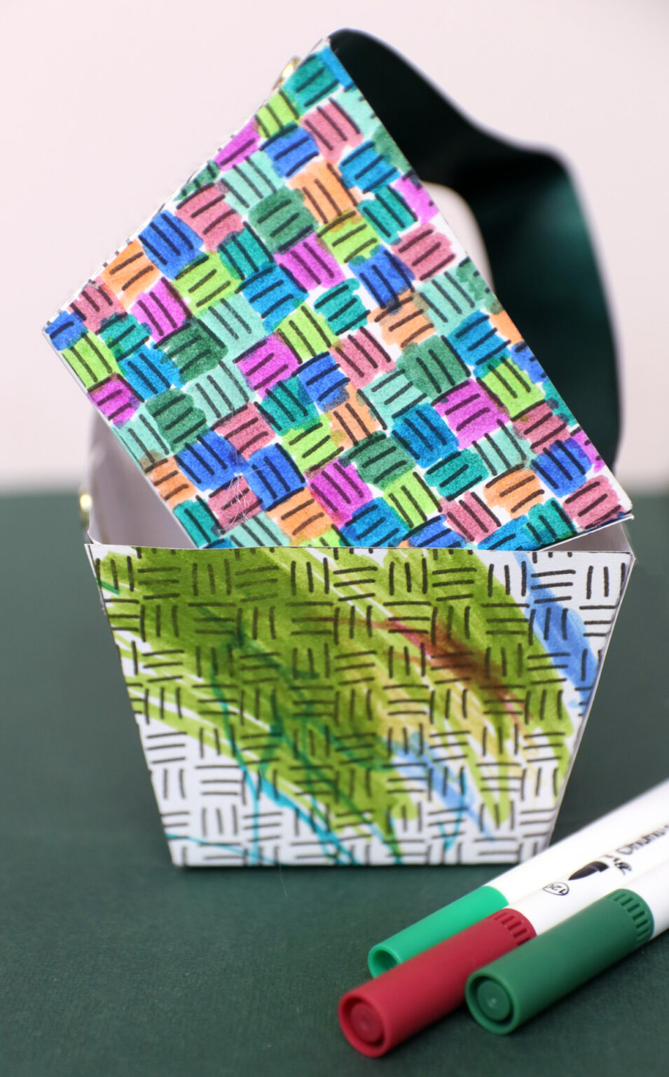 Paper Basket Templates + FREE Printable * Moms and Crafters