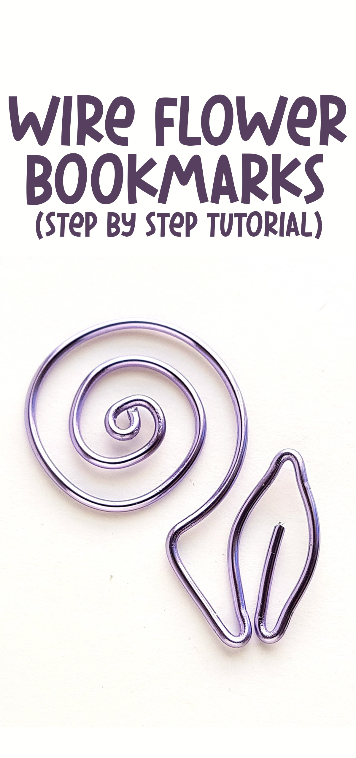 Wire Flower Bookmark * Moms and Crafters