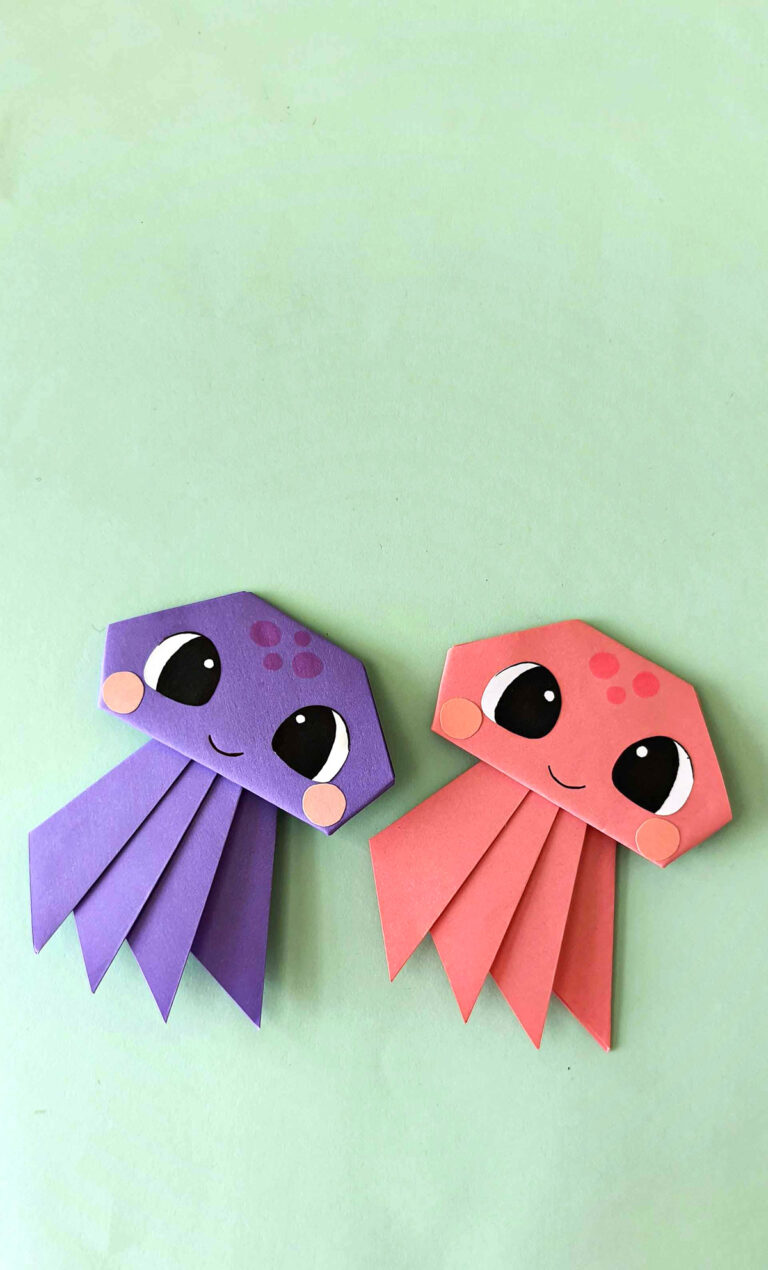 Easy Origami Jellyfish Tutorial